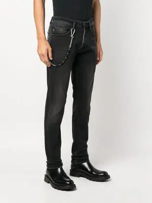 TRAMAROSSA Chain-detail Slim-fit Jeans
