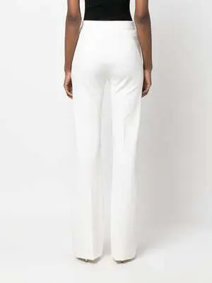 Pinko Milano Flared Trousers - White