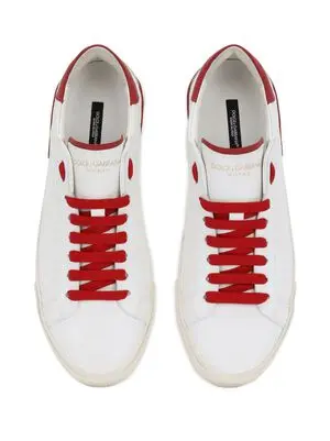 Dolce & Gabbana Portofino Low-top Sneakers - White