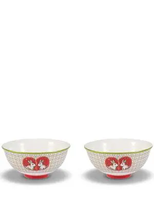 Shanghai Tang X Long Di Rabbit Bowl - White