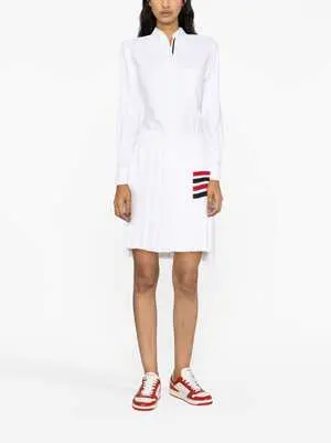 Thom Browne Classic Oxford Shirt With Grosgrain Placket - White