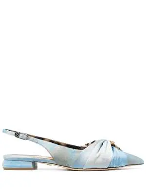 Roberto Cavalli Graphic-print Ballerinas