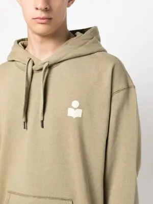 MARANT Matte Hoodie - Green