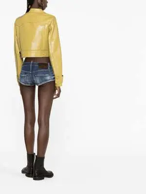 Dsquared2 Logo-patch Denim Shorts