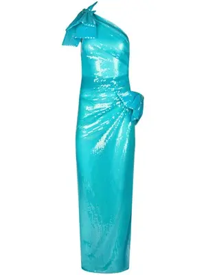 Nina Ricci Sequinned Asymmetric Gown