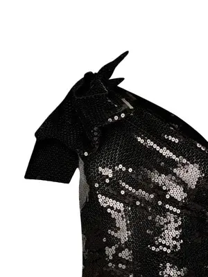 Nina Ricci Sequin-embellished One-shoulder Dress