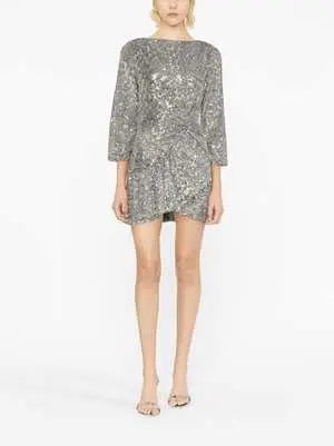 Maje Sequin-embellished Minidress
