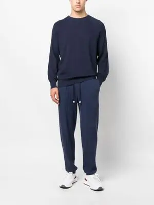 Brunello Cucinelli Elasticated-waist Cotton Track Trousers