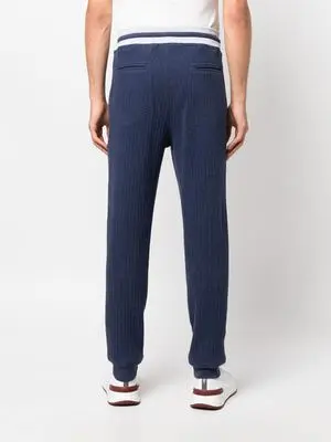 Brunello Cucinelli Elasticated-waist Cotton Track Trousers