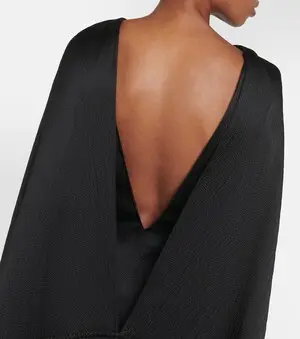 Gabriela Hearst Hunter Caped Gown