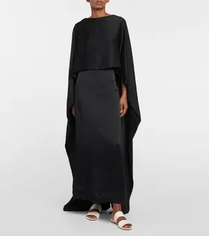 Gabriela Hearst Hunter Caped Gown