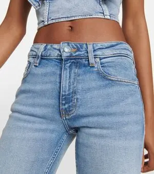 GANNI Mid-rise Flared Jeans