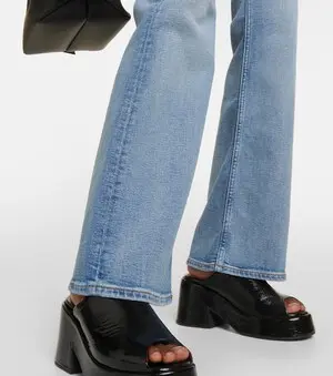 GANNI Mid-rise Flared Jeans