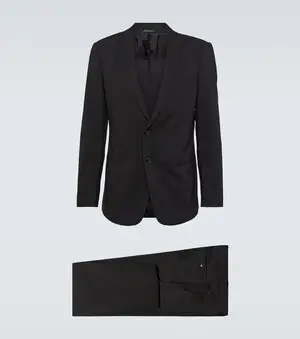Giorgio Armani Wool Suit - Black