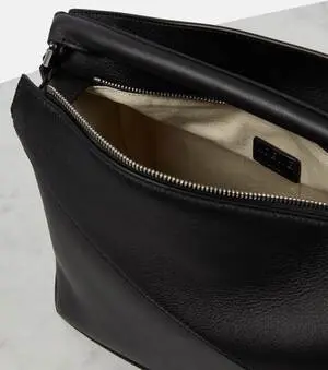 Loewe Puzzle Edge Medium Top-handle Bag - Black