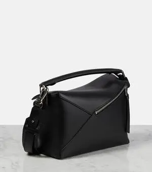 Loewe Puzzle Edge Medium Top-handle Bag - Black