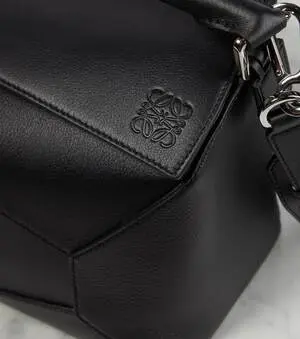 Loewe Puzzle Edge Medium Top-handle Bag - Black
