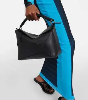 Loewe Puzzle Edge Medium Top-handle Bag - Black