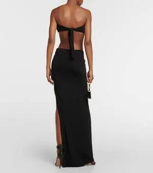 LOUISA BALLOU Long Carve Maxi Dress