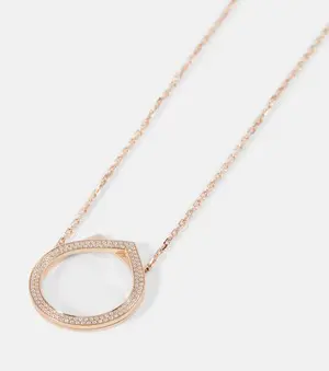 REPOSSI Antifer 18kt Rose Gold And Diamond Pendant Necklace