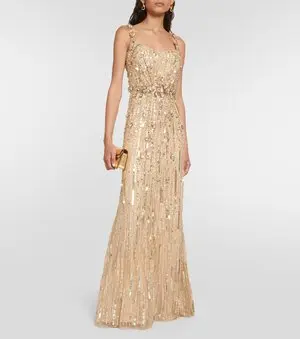 Jenny Packham Embellished Gown