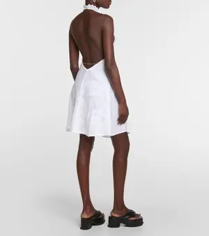 ROBERTA EINER Halterneck Knit Minidress