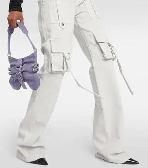 Blumarine Low-rise Cargo Pants - Grey