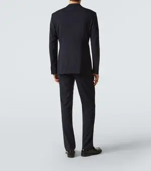 Giorgio Armani Wool Suit - Blue
