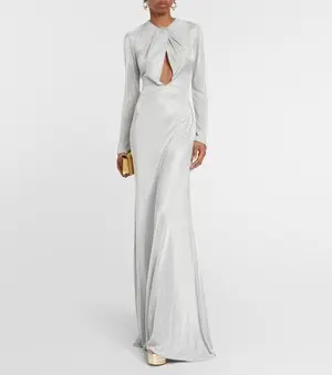 Costarellos Cutout Gown