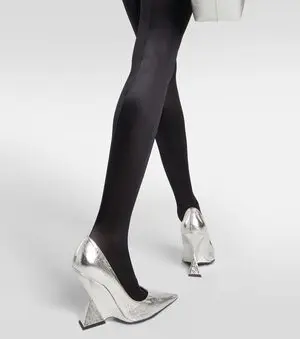 Wolford Satin Touch 100 Tights - Black