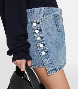 RE/DONE Denim Wrap Skirt