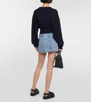 RE/DONE Denim Wrap Skirt