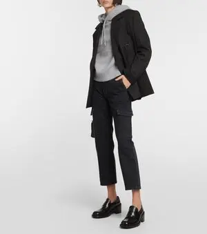 7 For All Mankind Logan Cargo Cropped Jeans
