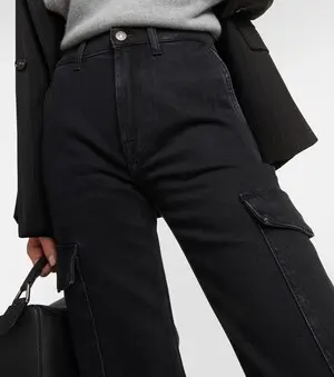 7 For All Mankind Logan Cargo Cropped Jeans