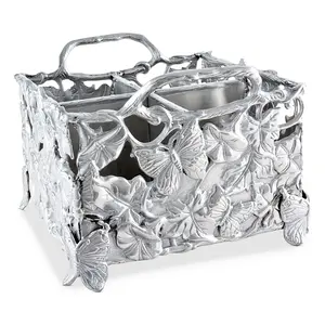 VAGABOND HOUSE Butterfly Flatware Caddy - Silver