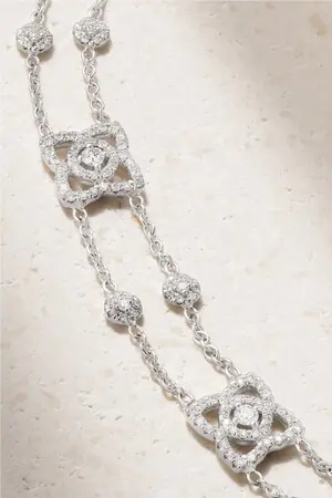 DE BEERS LONDON 18-karat White Diamond Bracelet