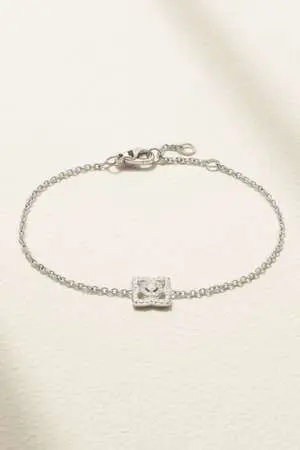 DE BEERS LONDON 18-karat White Diamond Bracelet