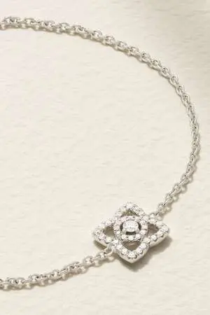 DE BEERS LONDON 18-karat White Diamond Bracelet