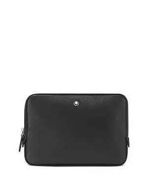 Montblanc Sartorial Leather Mini Messenger Bag - Black