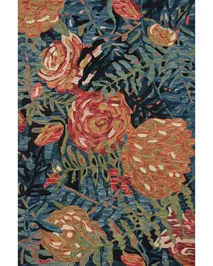LOLOI Belladonna Blm-02 Area Rug, 8'6 X 11'6 - Black