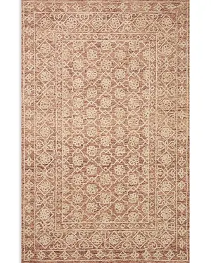 LOLOI Cecelia Cec-01 Area Rug, 7'9 X 9'9 - Rust / Beige