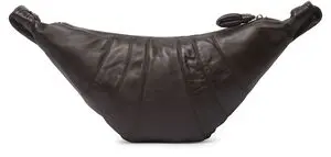 LEMAIRE Lemaire Small Croissant Shoulder Bag Dark_chocolate