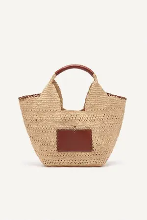 Ba&sh Ara Raffia Tote - Brown