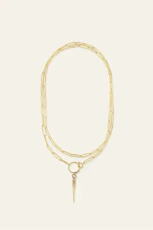Ba&sh Naomie Chain Necklace - Gold