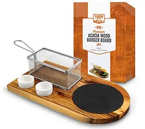 YUKON GLORY 4-piece Burger Serving Set
