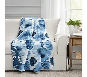 LUSH DECOR Leah Reversible Throw Single 50x60 - One-color