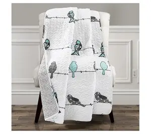LUSH DECOR Rowley Birds Throw Single 50x60 - One-color