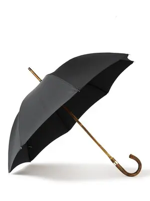 Kingsman London Undercover Chestnut Wood-handle Umbrella