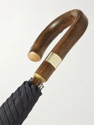 Kingsman London Undercover Chestnut Wood-handle Umbrella