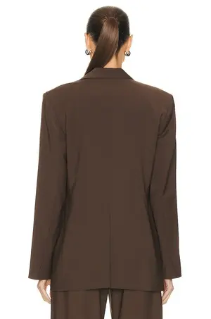 Matteau Relaxed Tailored Blazer - Coffee